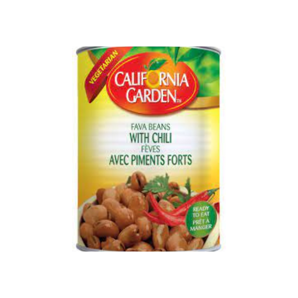 California Garden Fava Beans With Chilli - Foodigo